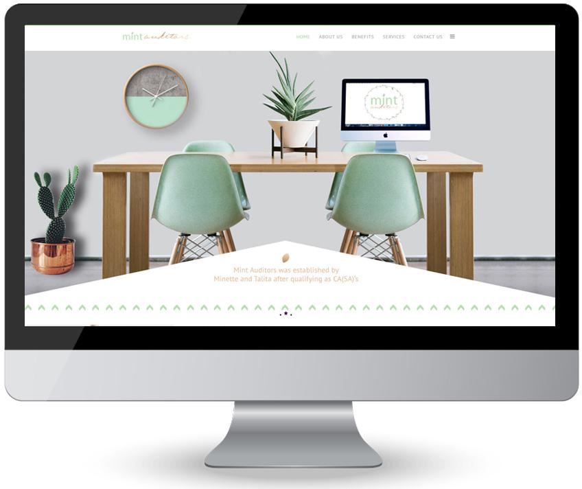 Mint Auditors Website - Web Design Vanderbijlpark - Bunnypants Graphic ...